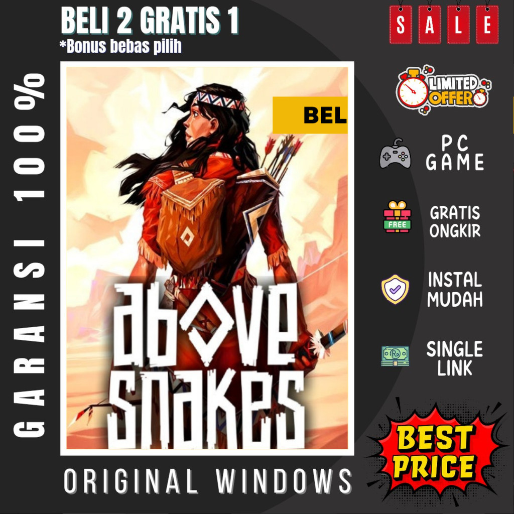 Jual ABOVE SNAKES - GAME PC - GAME LAPTOP - PC GAMES - BELI 2 GRATIS 1 ...