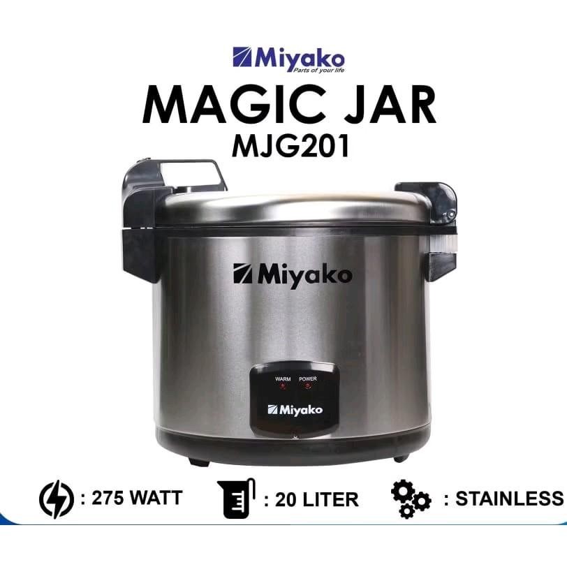 Jual Magic Jar Miyako Mjg 201 Menghangatkan Dan Mengukus Penghangat ...