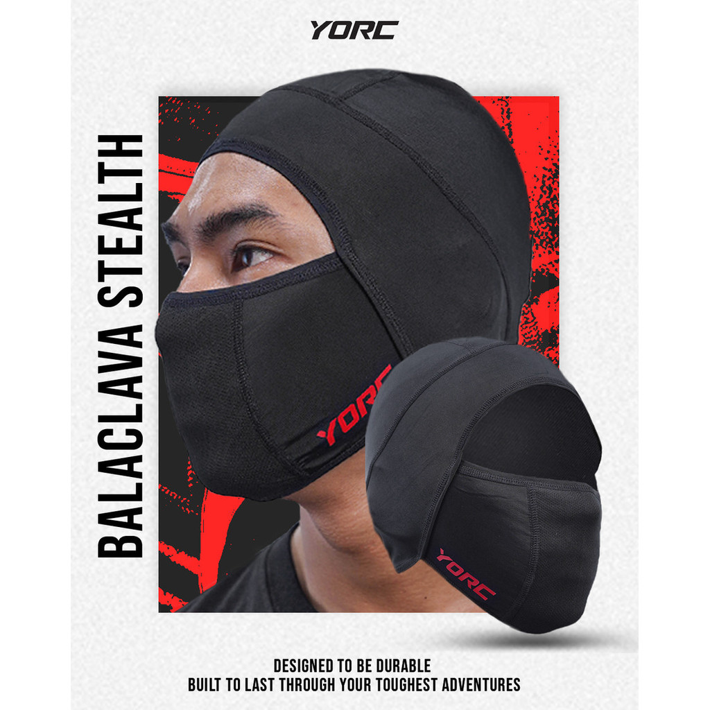 Jual ACC YORC BALACLAVA STEALTH BLACK | Shopee Indonesia