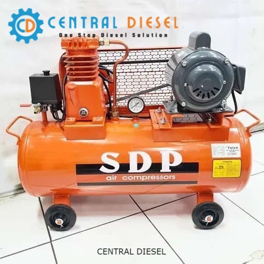 Jual Mesin Kompresor/ Air Compressor SDP 1/4 HP + Dinamo Fetch 1/4 HP ...