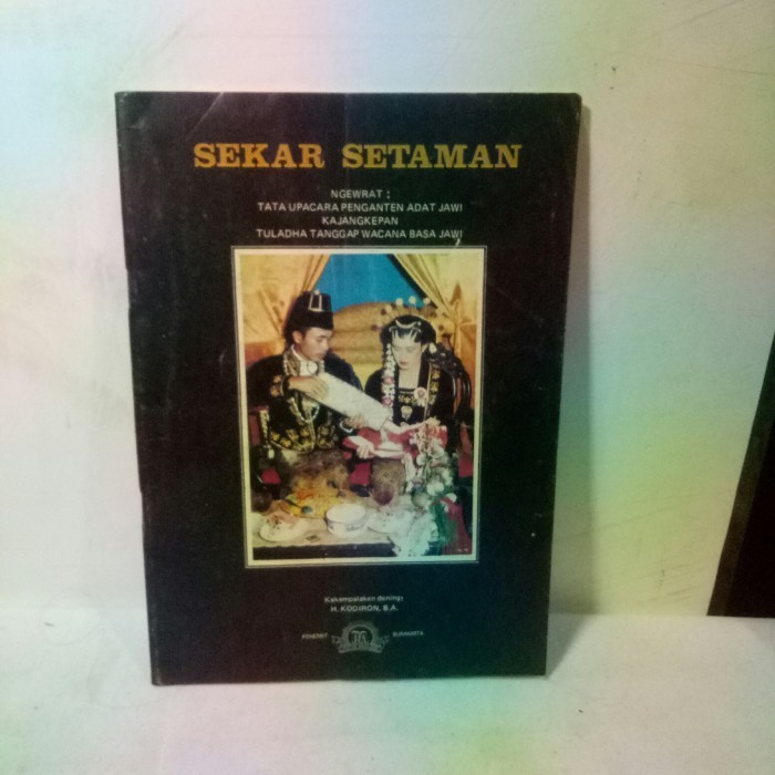 Jual Buku second : SEKAR SETAMAN.(teks Jawa) | Shopee Indonesia