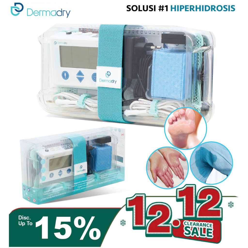 Jual Mesin Terapi Iontophoresis DERMADRY (100% Ampuh Untuk ...