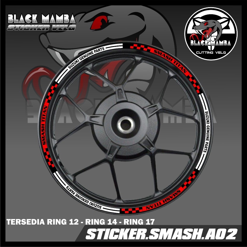 Jual STICKER VELG SMASH - STIKER LIS LIST VARIASI BAN/VELG SUZUKI SMASH ...