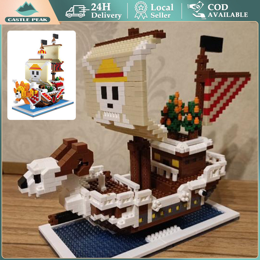 Jual Bricks Kapal One Piece Mini Thousand Sunny Going Merry Set Hadiah ...