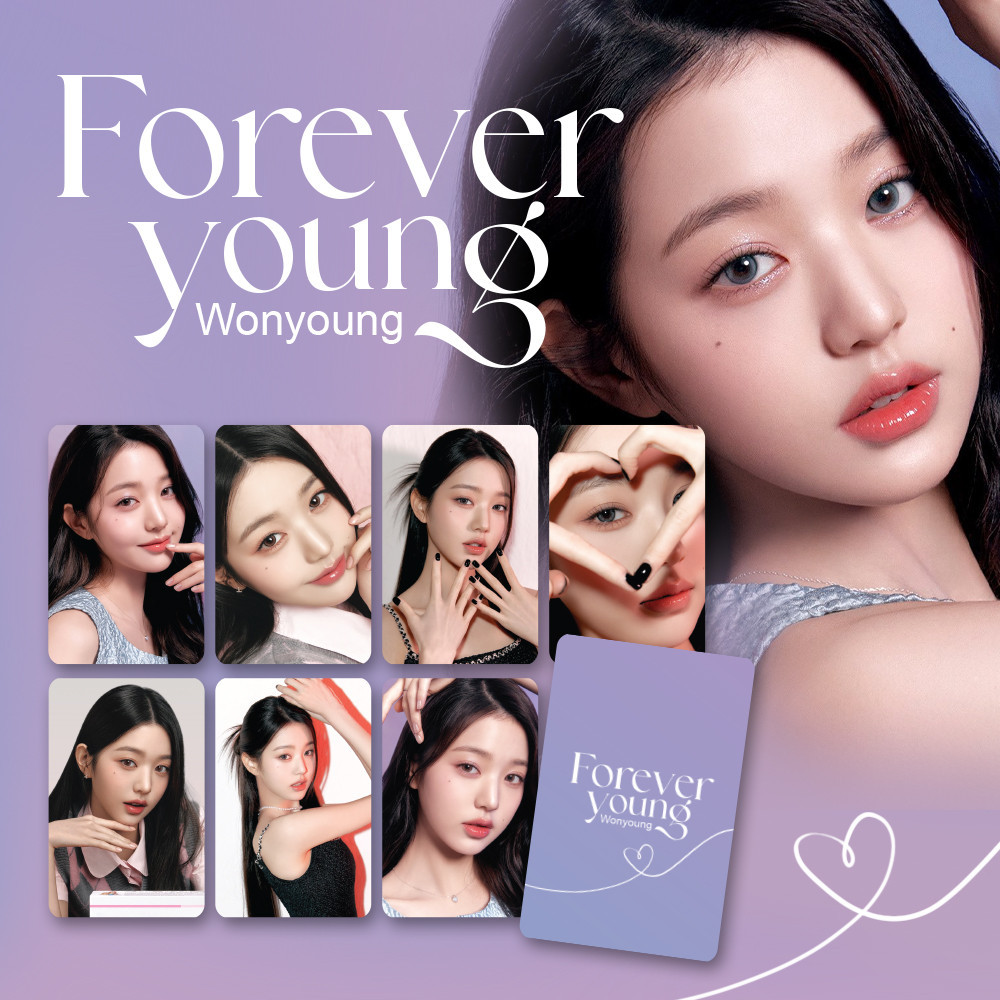 Jual (2 SISI) Wonyoung (IVE) - Forever Young Fanmade Photocard | Shopee Indonesia