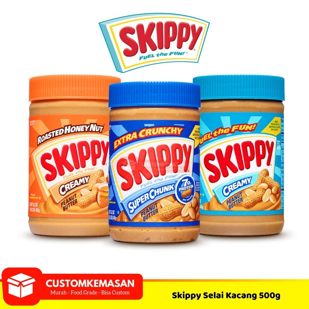 Jual Skippy Peanut Butter 500g / Peanut Butter / Selai Kacang Skippy ...