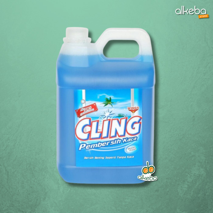 Jual Cling pembersih Kaca galon 4 liter Glass Cleaner kaca | Shopee ...