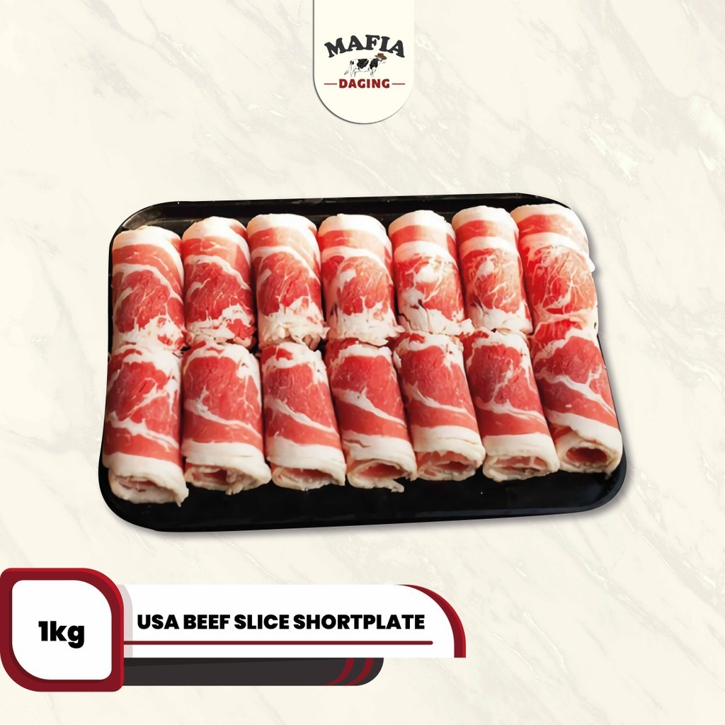 Jual USA Beef Slice / Yoshinoya Beef Slice Shortplate 1 kg | Shopee ...