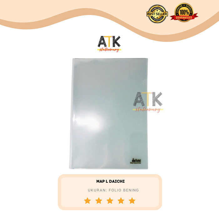 Jual PROMO!! -Map L ( Clear Sleeve) Daichi Ukuran Folio/ A4 atk - FOLIO ...