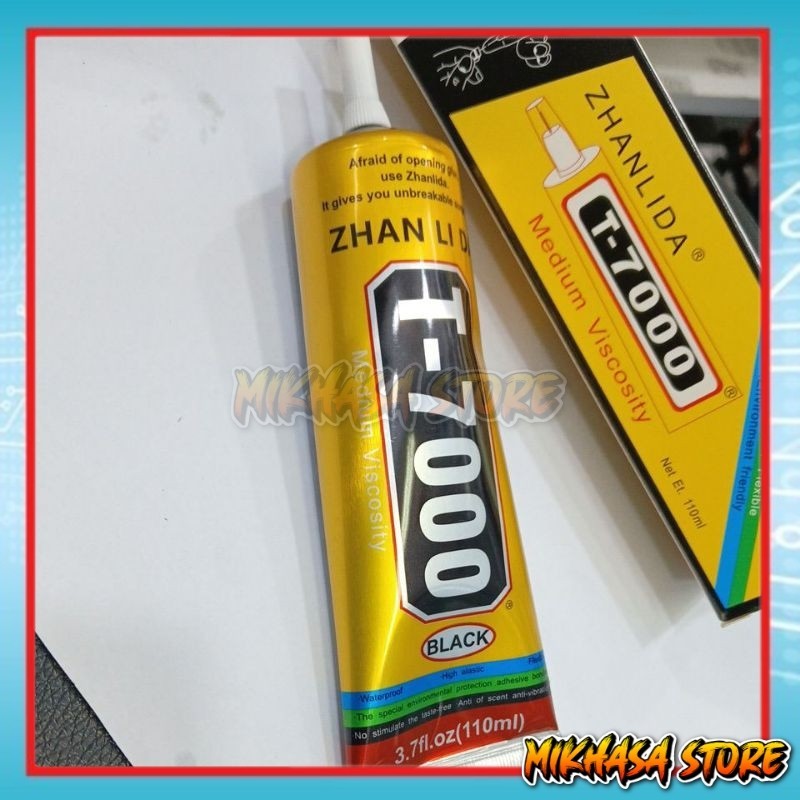 Jual Lem lcd touchscreen T-7000 110 ml Black lem serbaguna | Shopee Indonesia
