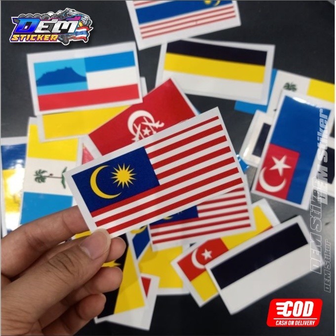 Jual STICKER BENDERA MALAYSIA Stiker Premium | Shopee Indonesia