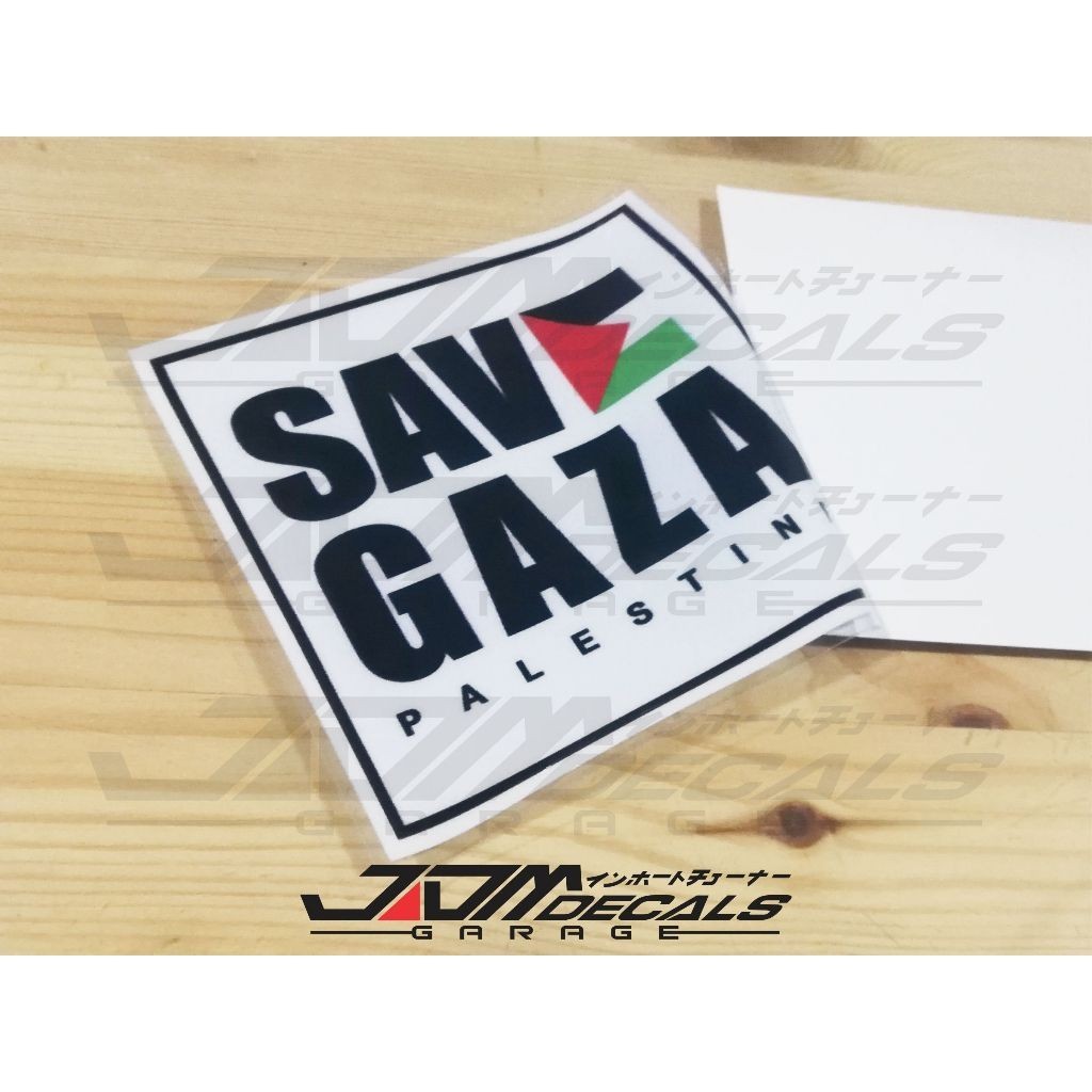 Jual Stiker Dekorasi Save Gaza Stiker Save Gaze Stiker Palestine ...