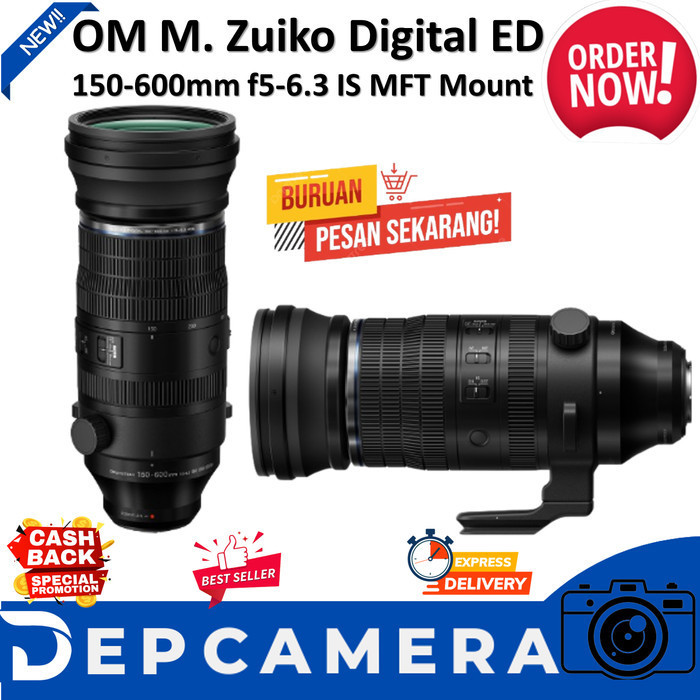Jual OM SYSTEM M. Zuiko Digital ED 150-600mm f5-6.3 IS Lens MFT Mount | Shopee Indonesia