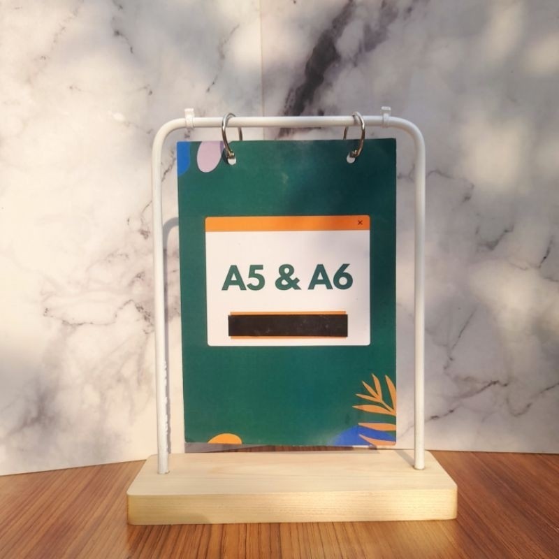 Jual stand gantungan menu meja restoran cafe aesthetic | Shopee Indonesia