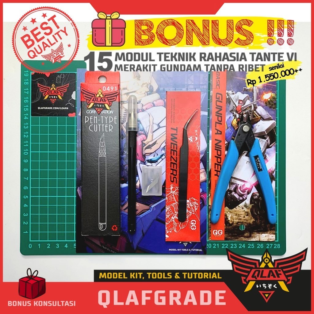 Jual starter pack toolkit toolset gundam PG MG HG RG SD gunpla model kit | Shopee Indonesia