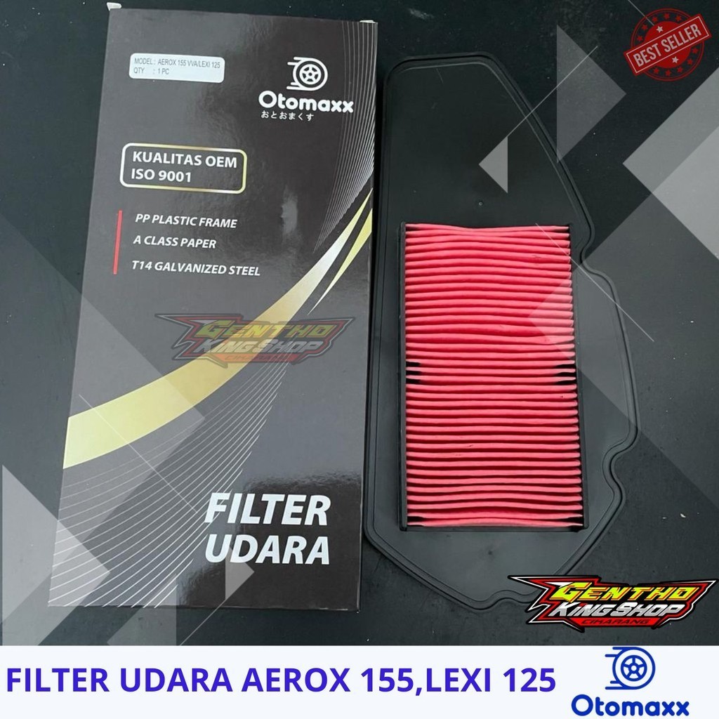 Jual FILTER UDARA SARINGAN UDARA YAMAHA AEROX 155 LEXI 125 OTOMAXX ...