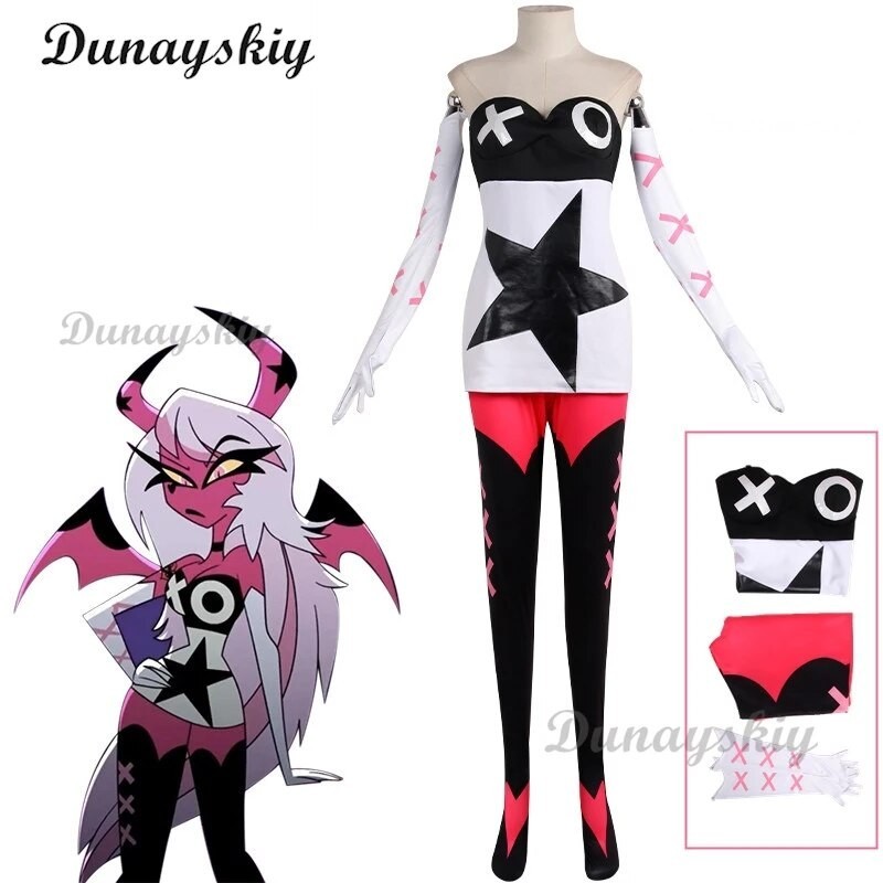 Jual PREORDER Hazbin Cosplay Hotel Helluva Boss Verosika Mayday Cosplay ...