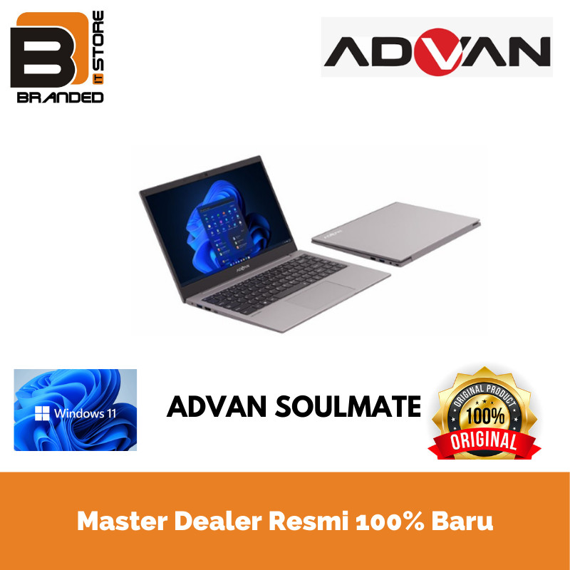 Jual Laptop ADVAN Soulmate PLUS storage BESAR 384gb windows 11 ori ...