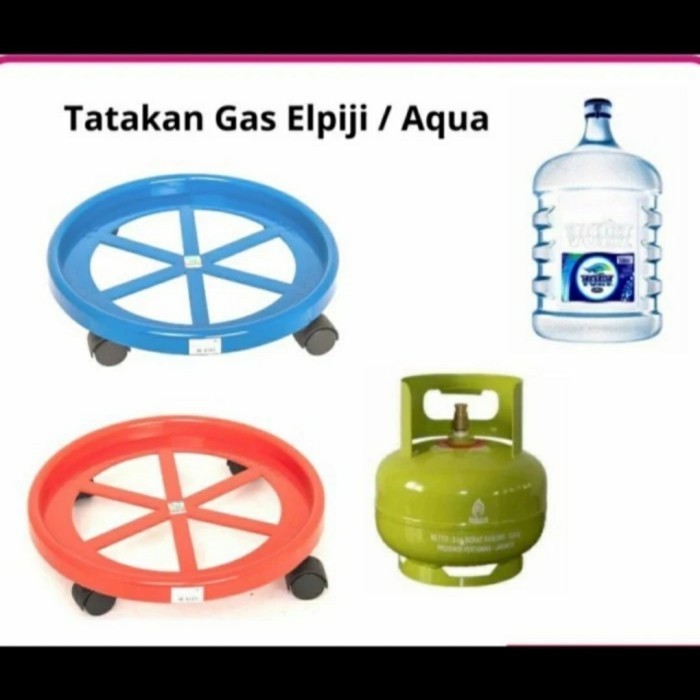Jual Tatakan Roda Tabung Gas Elpiji Alas LPG 12 kg Greenleaf 391 ...