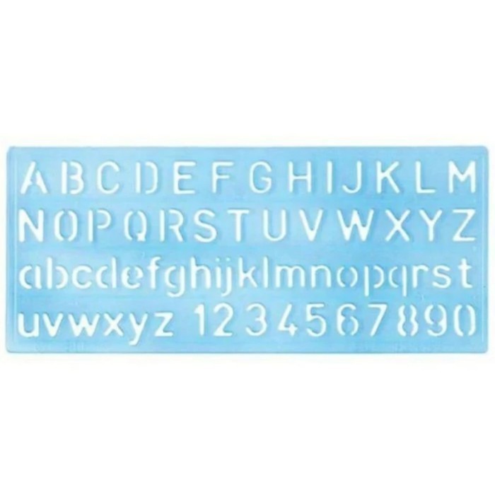 Jual BUTTERFLY Penggaris Mistar Mal Huruf Angka HA-270 | Shopee Indonesia