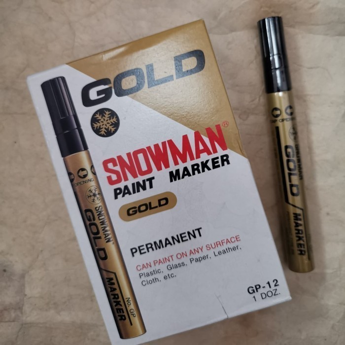 Jual Spidol Snowman Paint Marker Permanent | Shopee Indonesia