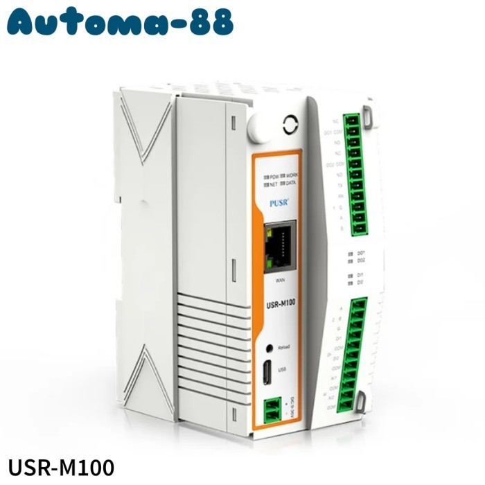 Jual Usr M100 Eth Din Rail Io Module Iot Ethernet Gateway Mqqt Ssl Modbus Ol76 Shopee Indonesia 4286
