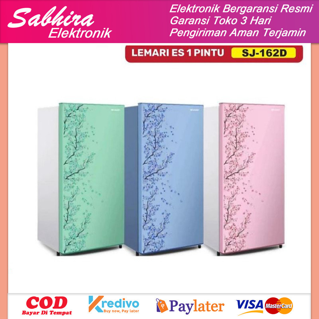 Jual Kulkas 1 pintu SHARP tipe sj n162d low watt garansi 3 tahun ...