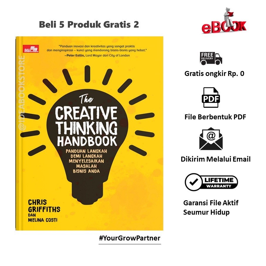 Jual The Creative Thinking Hand: Panduan Langkah Demi Langkah ...