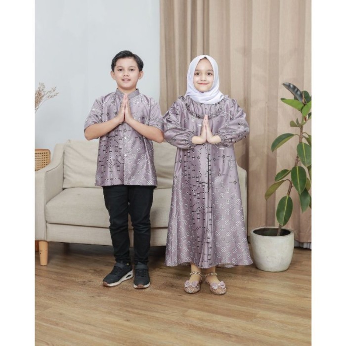Jual promosi toko Gamis dress anak busana muslim lebaran raya dress ...