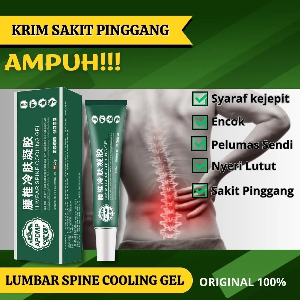 Jual Lumbar cold compress gel Pereda Nyeri Tulang Cream Sakit Pinggang ...