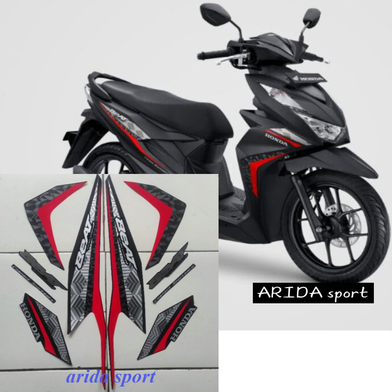 Jual Striping stiker lis motor honda beat fi led cbs iss 2021 2022 full ...