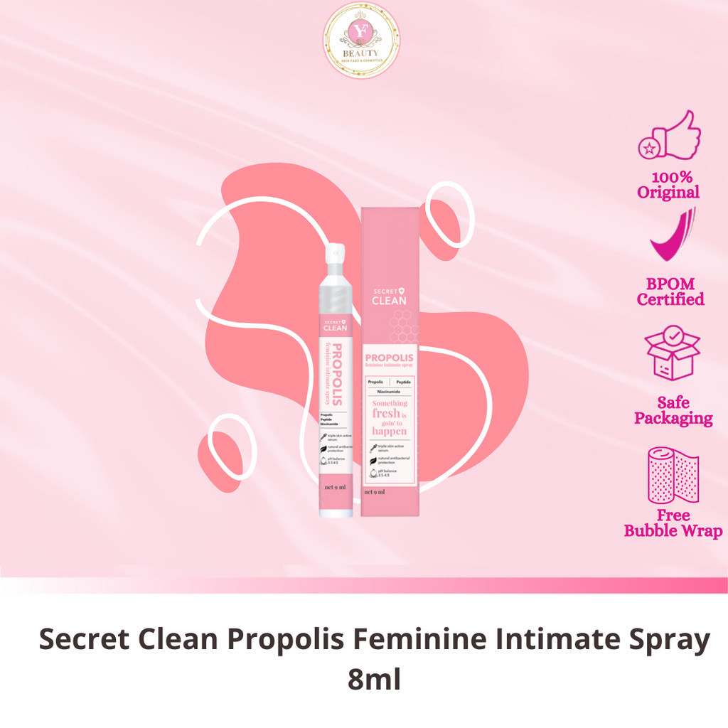 Jual YF BEAUTY Secret Clean Propolis Feminine Intimate Spray 8ml ...