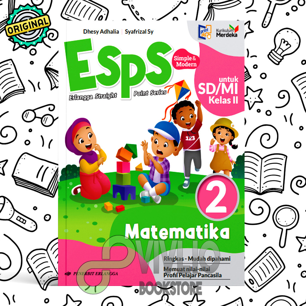 Jual ESPS Matematika untuk SD/MI Kelas II Erlangga | Shopee Indonesia
