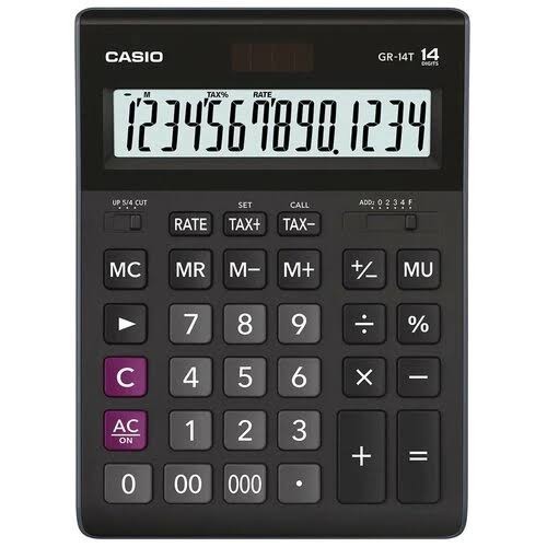 Jual CASIO GR-14T (14 Digit) Layar Besar - Kalkulator Meja / Desktop ...