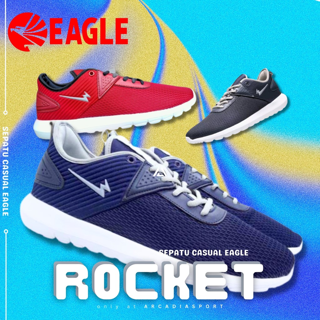 Jual EAGLE ROCKET SEPATU RUNNING SNEAKERS ARCADIA SPORT LAMPUNG | Shopee Indonesia