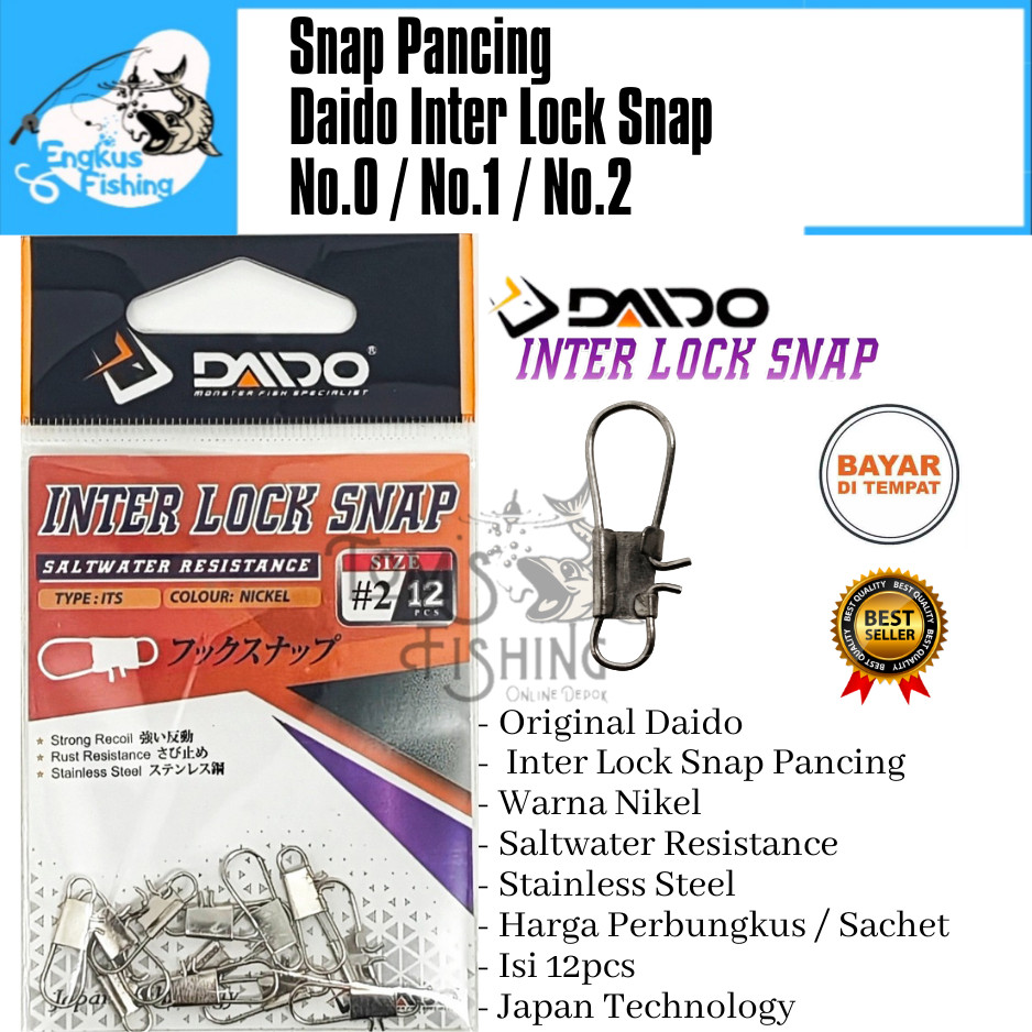 Jual Snap Pancing DAIDO INTER LOCK SNAP Pancing (No.0 / No.1 / No.2 ...