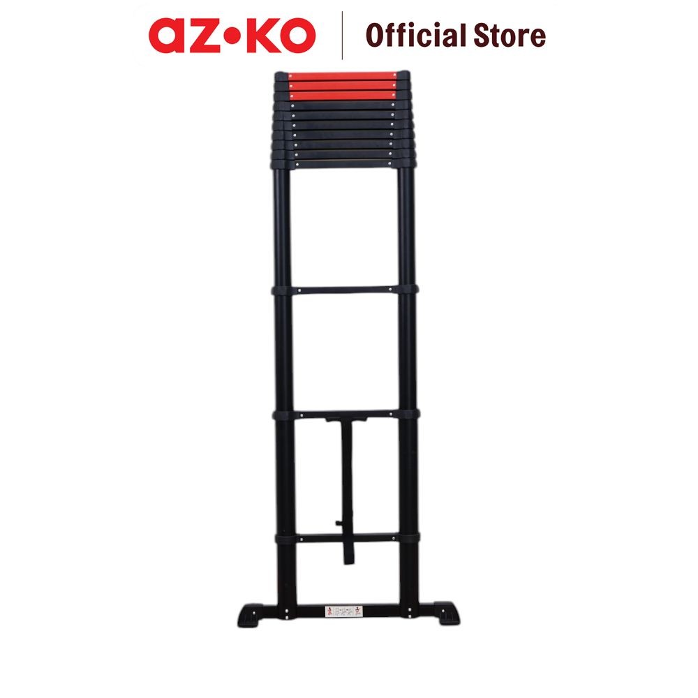 Jual AZKO Fixsteps 5.1 mtr Tangga Teleskopik Soft Close 13 Step - Hitam ...
