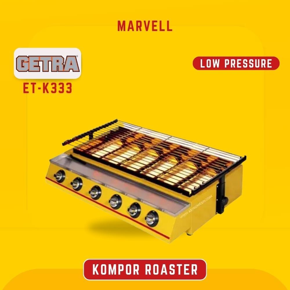 Jual ROASTER GETRA ET-K333 KOMPOR PEMANGGANG SOSIS BBQ GRILLER GAS ET ...
