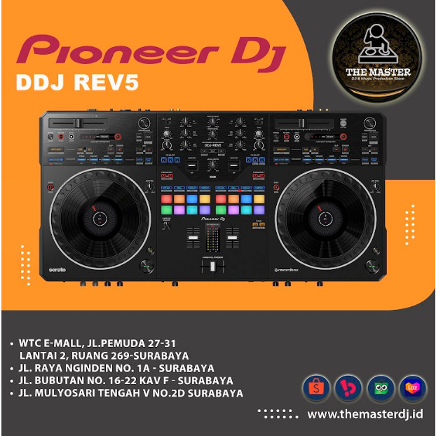 Jual promo diskon 70% Pioneer DJ DDJ REV5 | DDJ REV 5 Scratch Style 2 ...