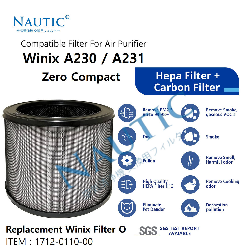 Jual NAUTIC - WINIX Filter O for Filter Pembersih Udara Winix A230 A231 ...