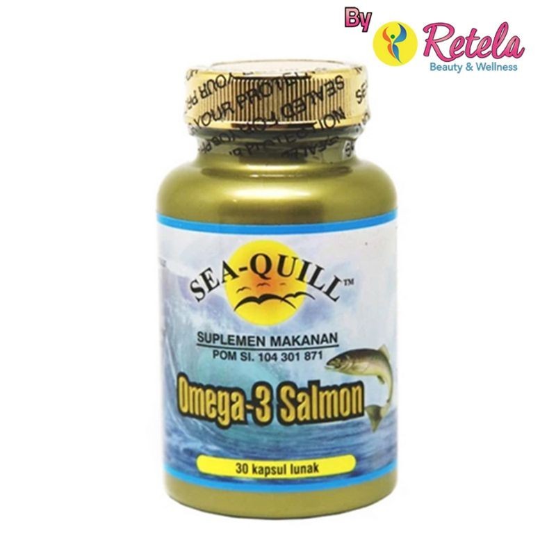 Jual SEA-QUILL OMEGA-3 SALMON 1 BOTOL 30 TABLET | Shopee Indonesia