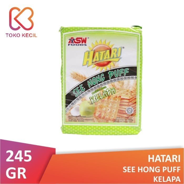 Jual Hatari See Hong Puff Kelapa 245gr | Shopee Indonesia