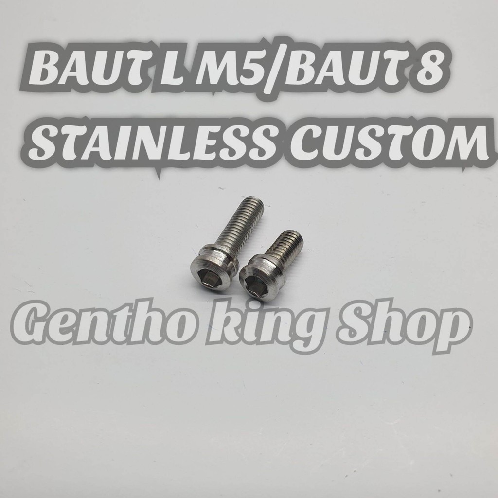 Jual BAUT L M5/BAUT 8 CUSTOM PROBOLT STAINLESS 304 UNIVERSAL ALL MOTOR ...