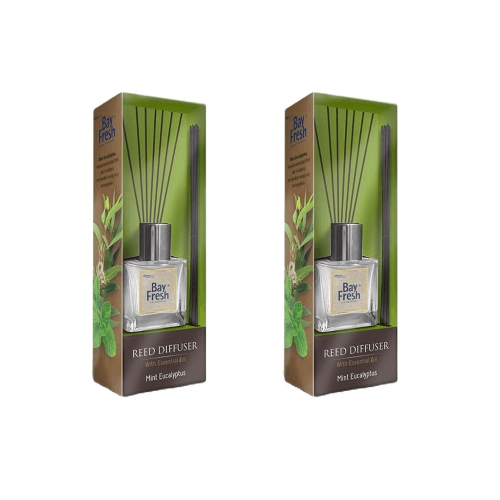Jual Bayfresh Reed Diffuser Regular Mint Eucalyptus 30 ml x2 | Shopee ...