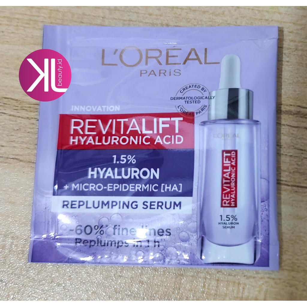 Jual Loreal SACHET Hyaluronic Acid REPLUMPING SERUM 1.5ml | Shopee ...