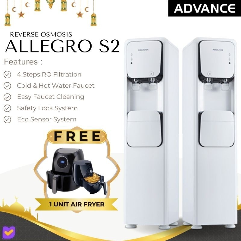 Jual Dispenser tanpa galon water purifier filter air RO ADVANCE ALLEGRO ...