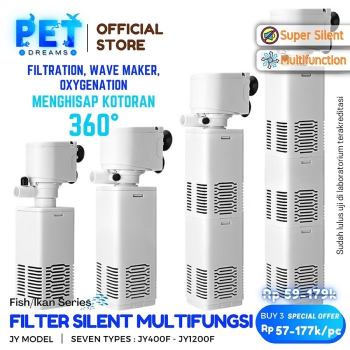 Jual Pompa Filter Aquarium / Internal Filter Aquarium / Pompa Air ...