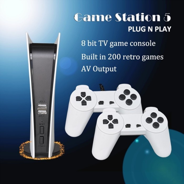 Jual Gamestation 5 GS5 Video Game Console USB Wired Retro 200 Game ...