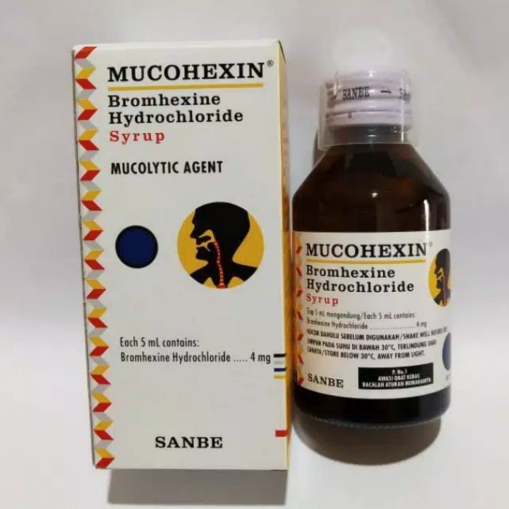 Jual MUCOHEXIN SIRUP 120 ML - Obat Batuk Berdahak/Pengencer Dahak ...