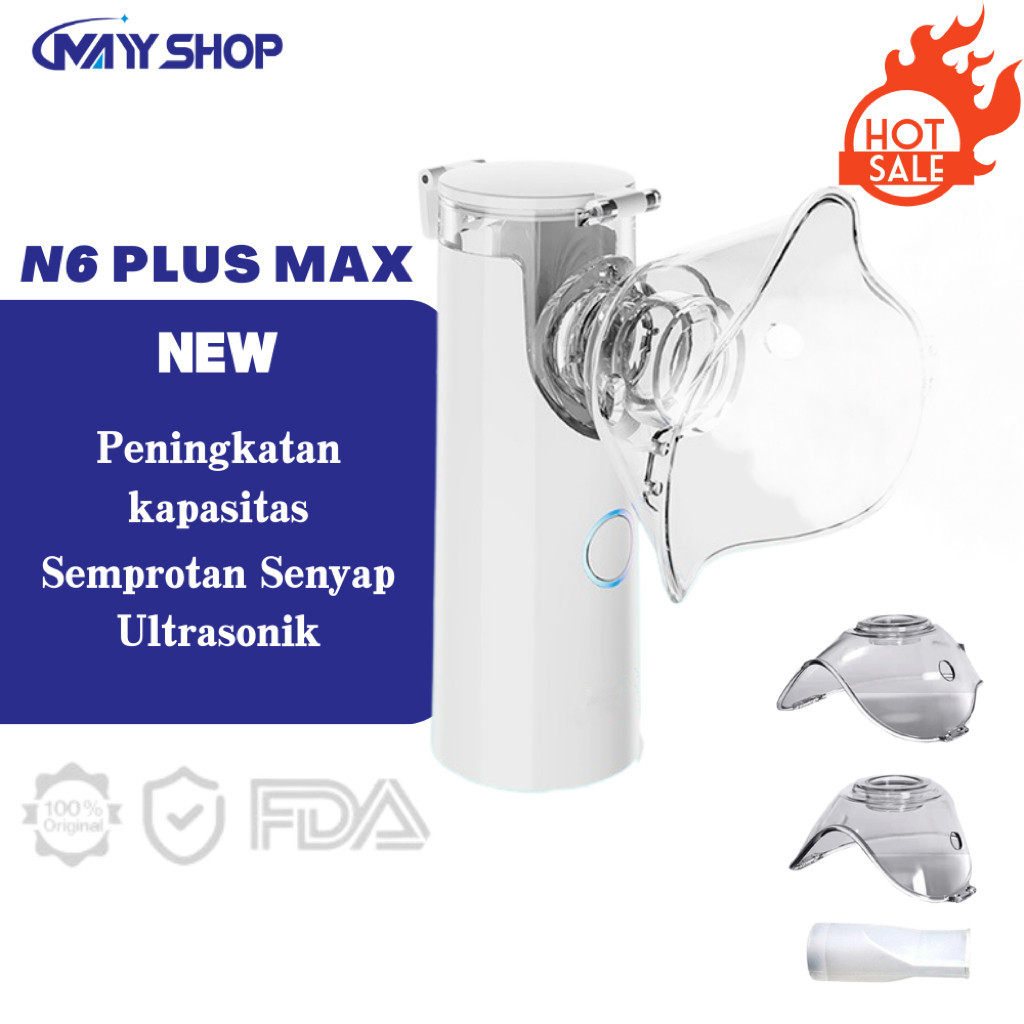 Jual Nebulizer Portable Mesh Alat Uap Bantu Pernafasan Asma Inhalasi ...